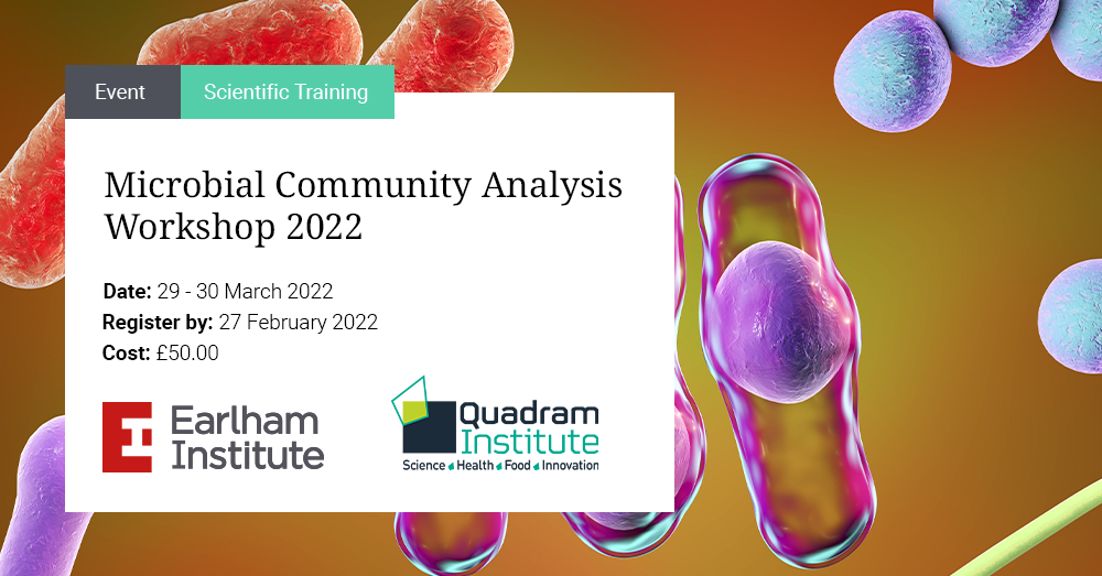 Microbial Community Analysis Workshop 2022 Earlham Institute
